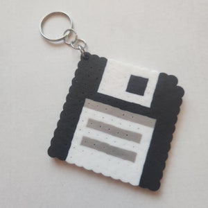 Floppy Disk Perler Keychain Kandi Accessory Retro - Etsy