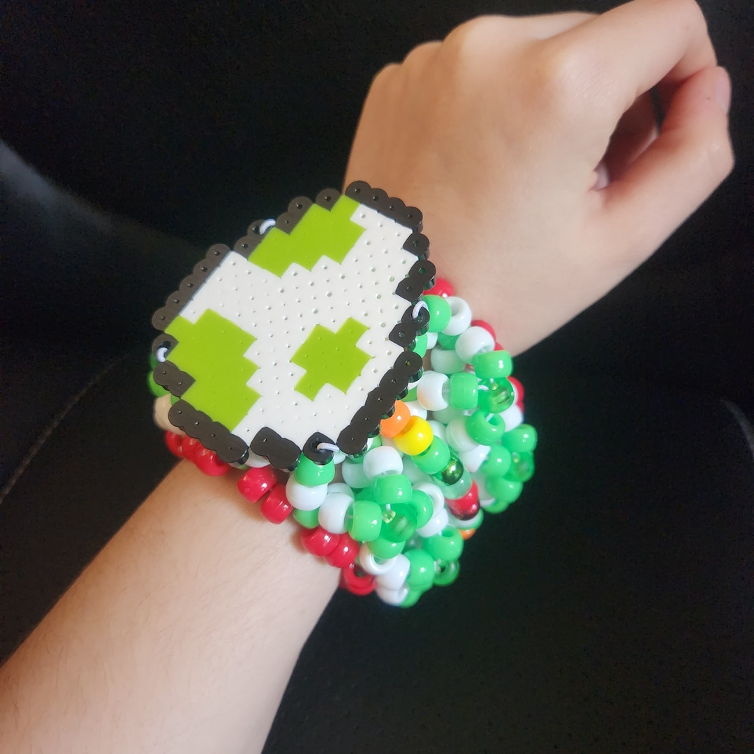 Yoshi Inspired Kandi Mini Rotator Cuff Stim Toy Fidget - Etsy
