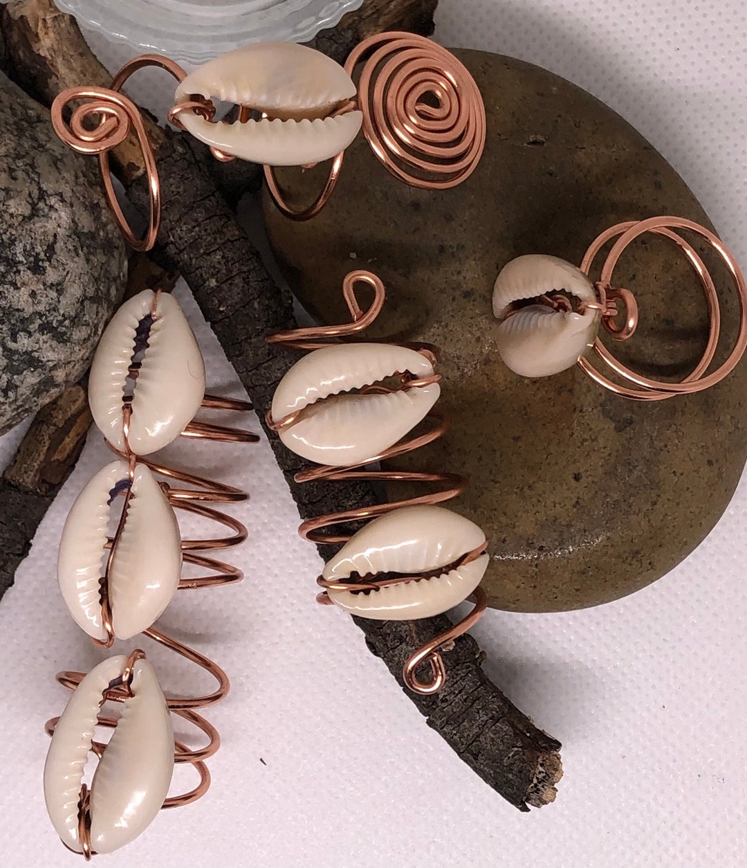 Cowrie Shell Rings - Etsy