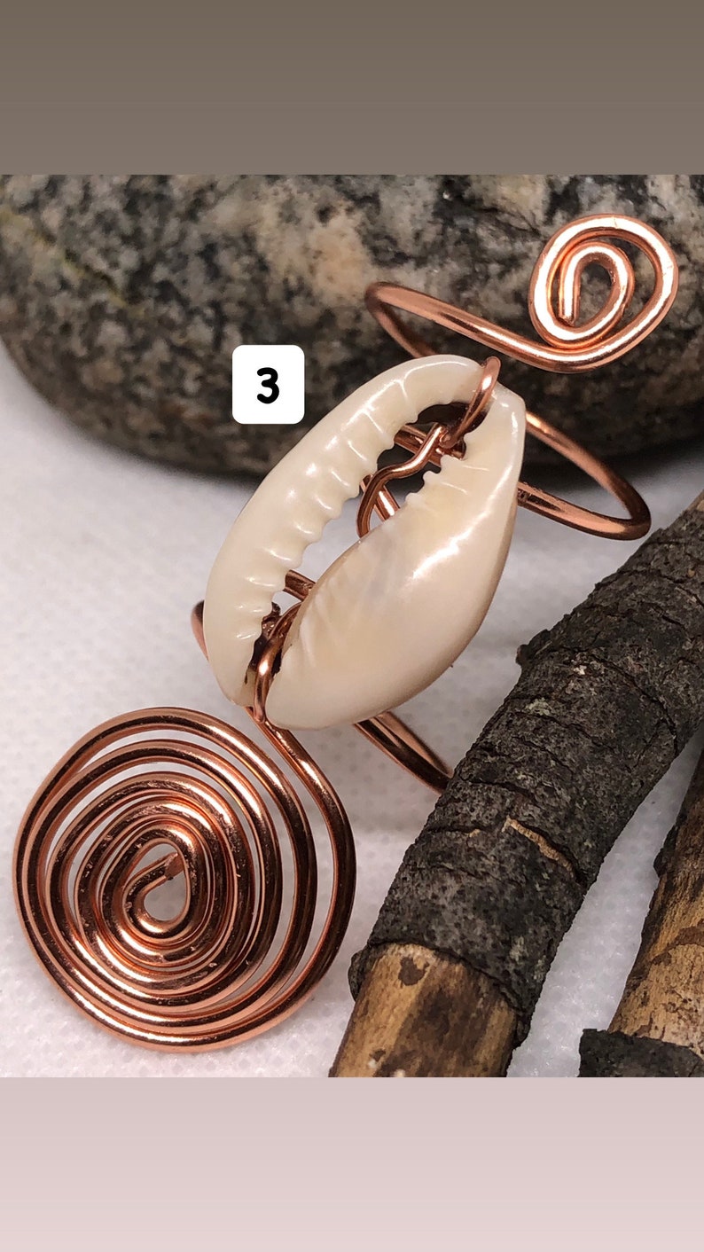 Cowrie Shell Rings - Etsy