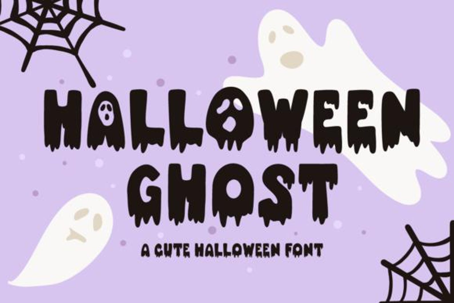 Halloween Ghost Font, Serif Font, Handwritten Font, Calligraphy Font ...