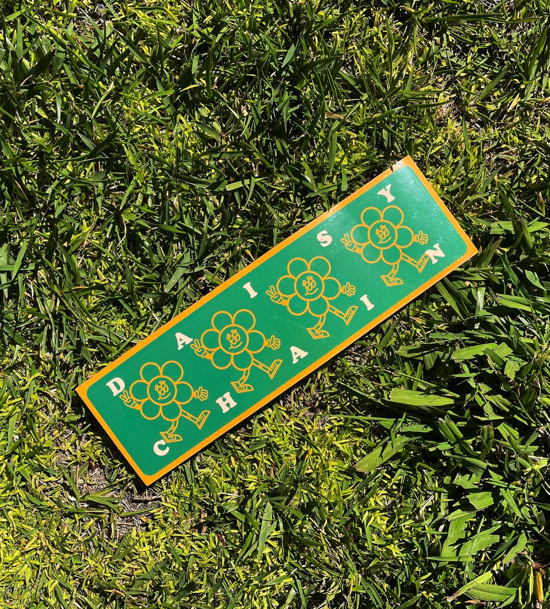 Daisy Chain Bumper Sticker - Etsy