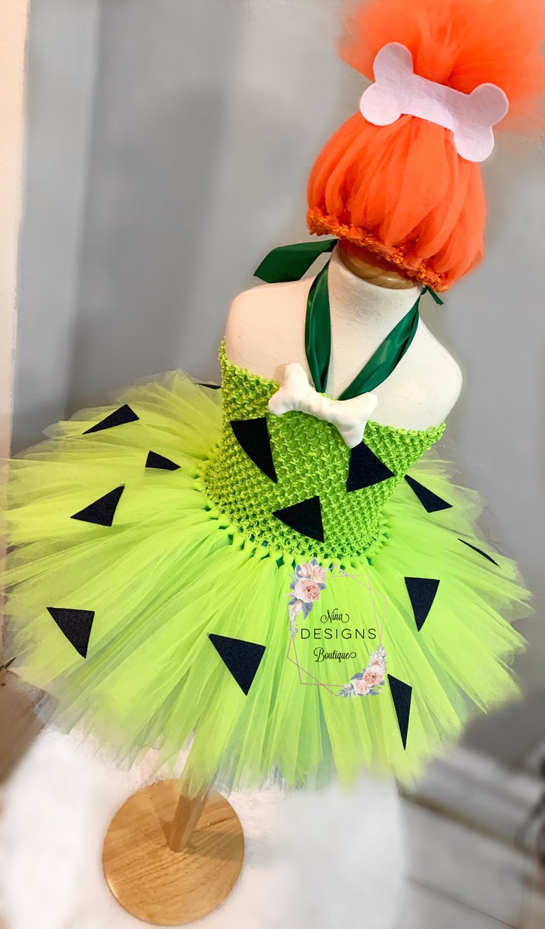Pebbles Inspired Costume, Girls Stone Aged Costume, Baby Costume, Photo ...