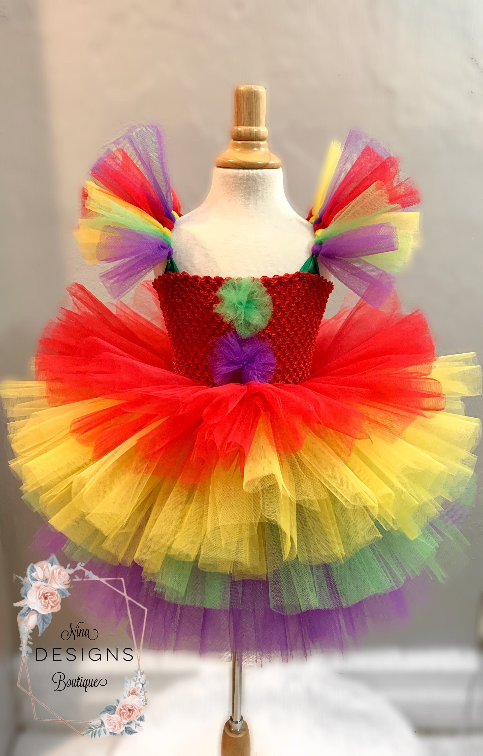 Clown Costume, Halloween Costume, Clown Girl Costume, Tutudress ...