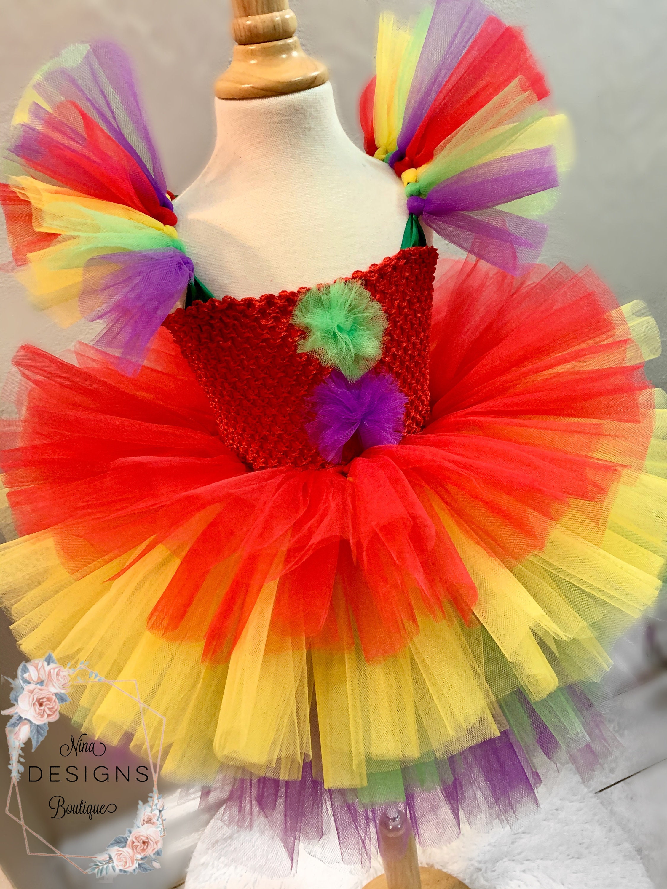 Clown Costume, Halloween Costume, Clown Girl Costume, Tutudress ...