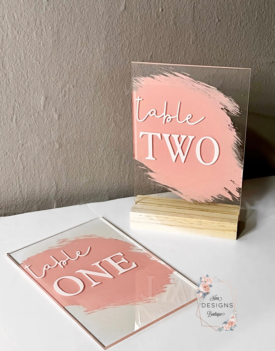 Acrylic Table Number, Party Table Number, Acrylic Table Number With ...