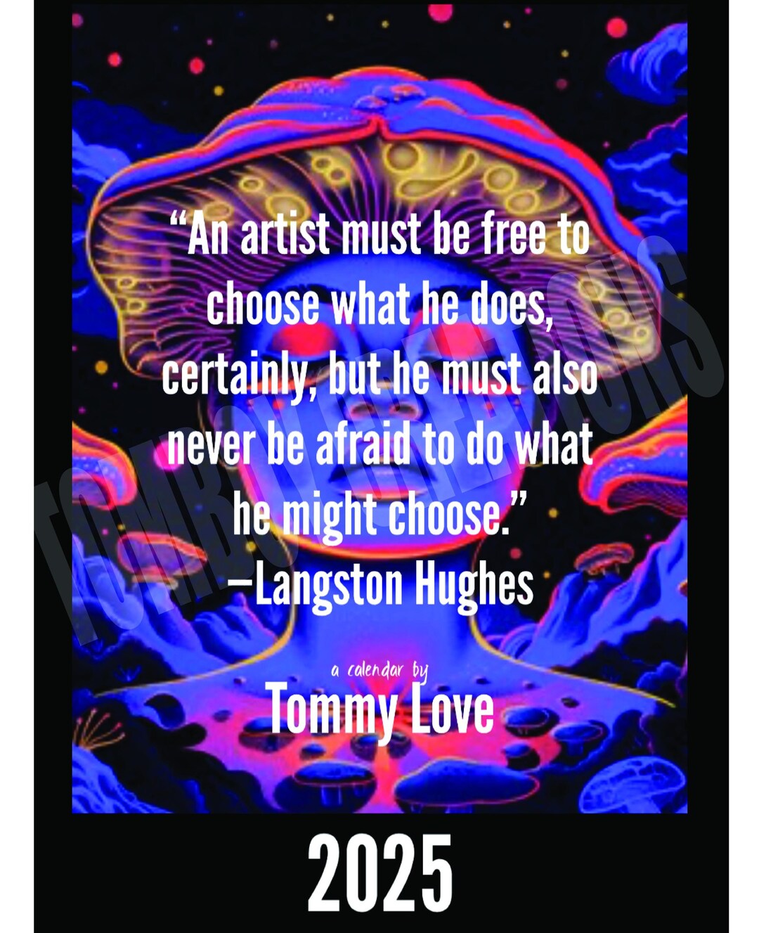 2025 Artistic Inspiration Calendar, DIGITITAL Monthly Wall Calendar ...
