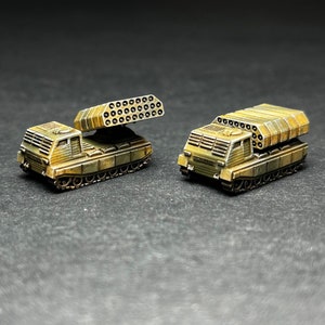 2x MLRS Multiple Launch Rocket System two 2 Vehicles Included With 4 ...