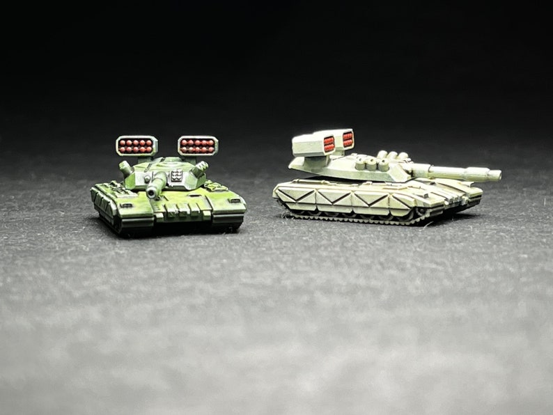 2x Duga Light Tank With Missile Racks - Etsy