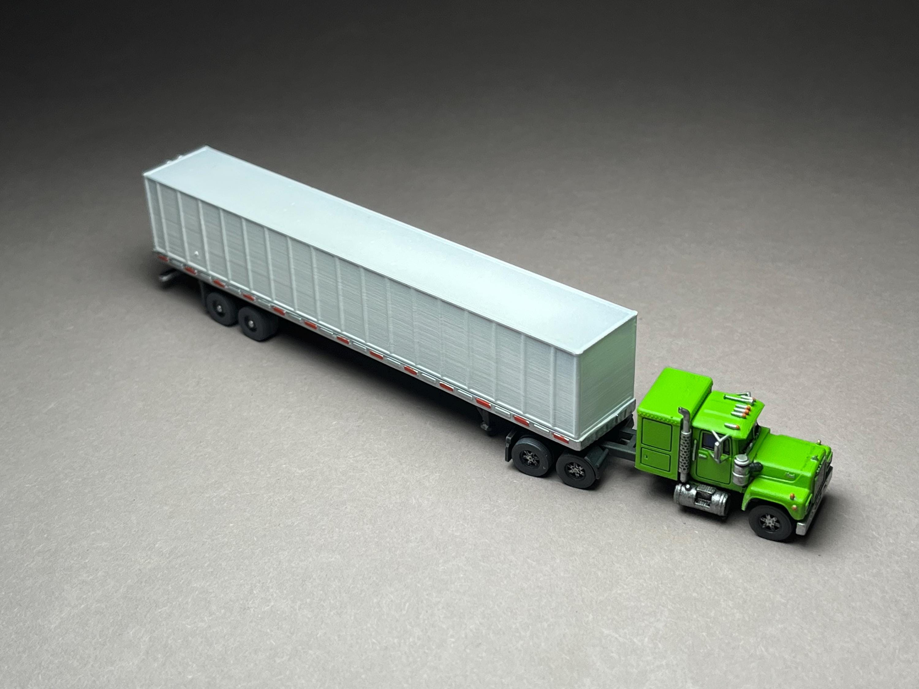 N Scale Roadmax Box Trailer (1:160) - Unpainted Resin Model - Etsy