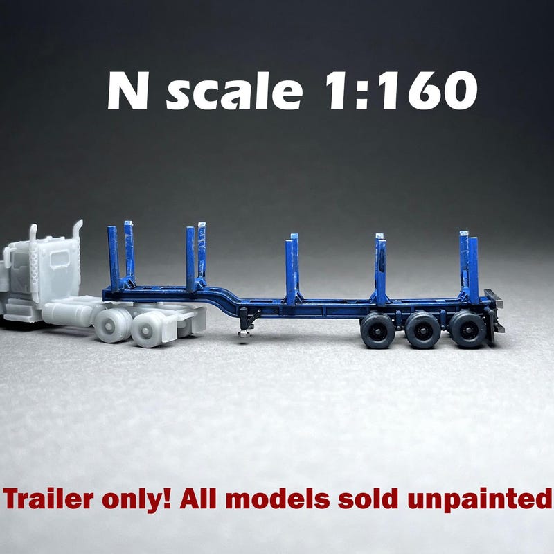 Toy Log Trailer - Etsy