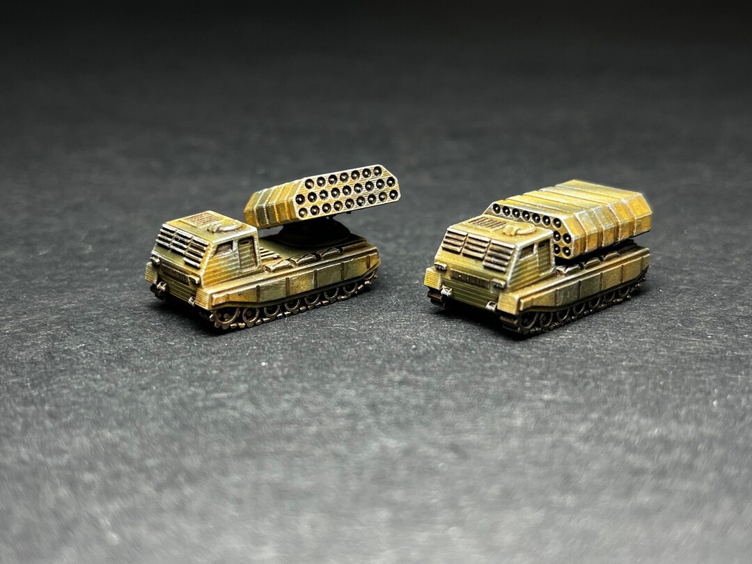 2x MLRS Multiple Launch Rocket System two 2 Vehicles Included With 4 ...