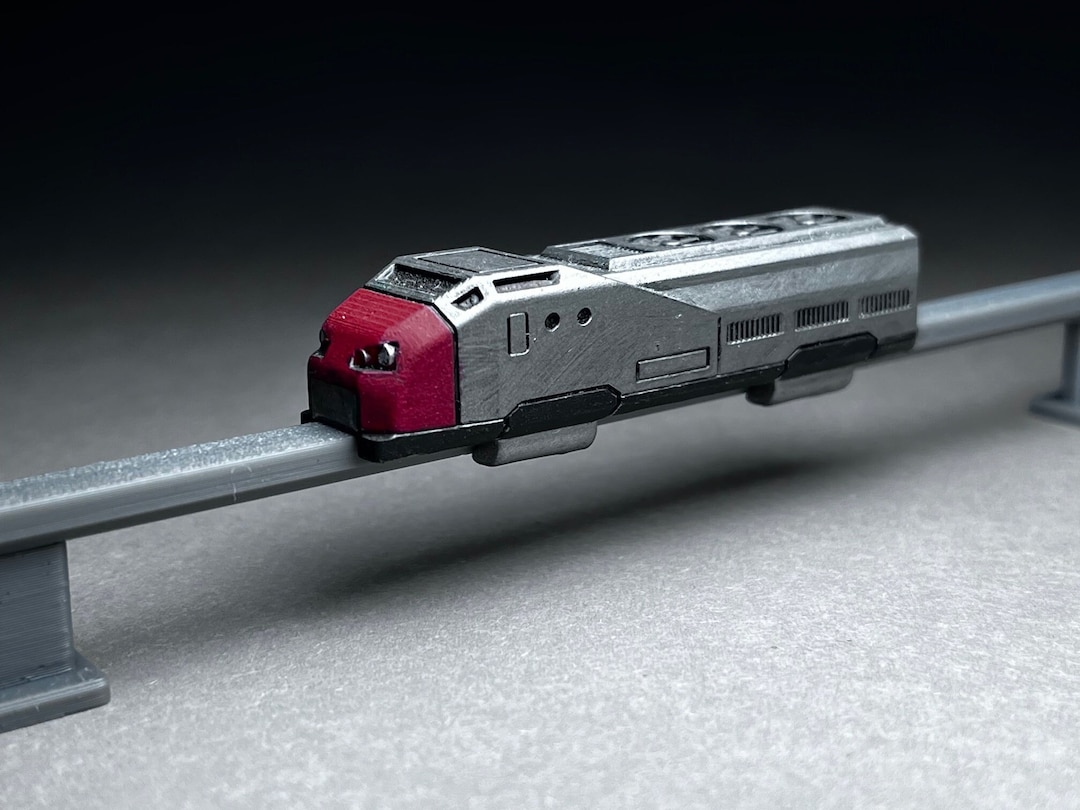 6-9mm Scale Monorail Engine - UNPAINTED, This is NOT a Toy - Tracks Are ...
