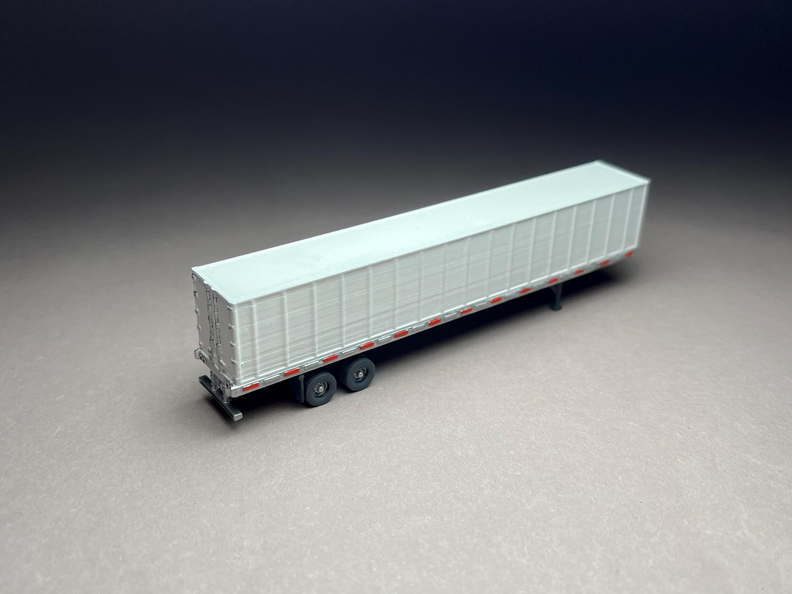 N Scale Roadmax Box Trailer (1:160) - Unpainted Resin Model - Etsy