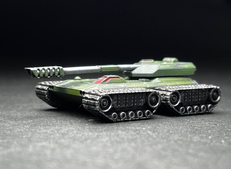 6-9mm Scale Heavy Support Tank - Artillery "alamo", Direct Fire 'duke ...