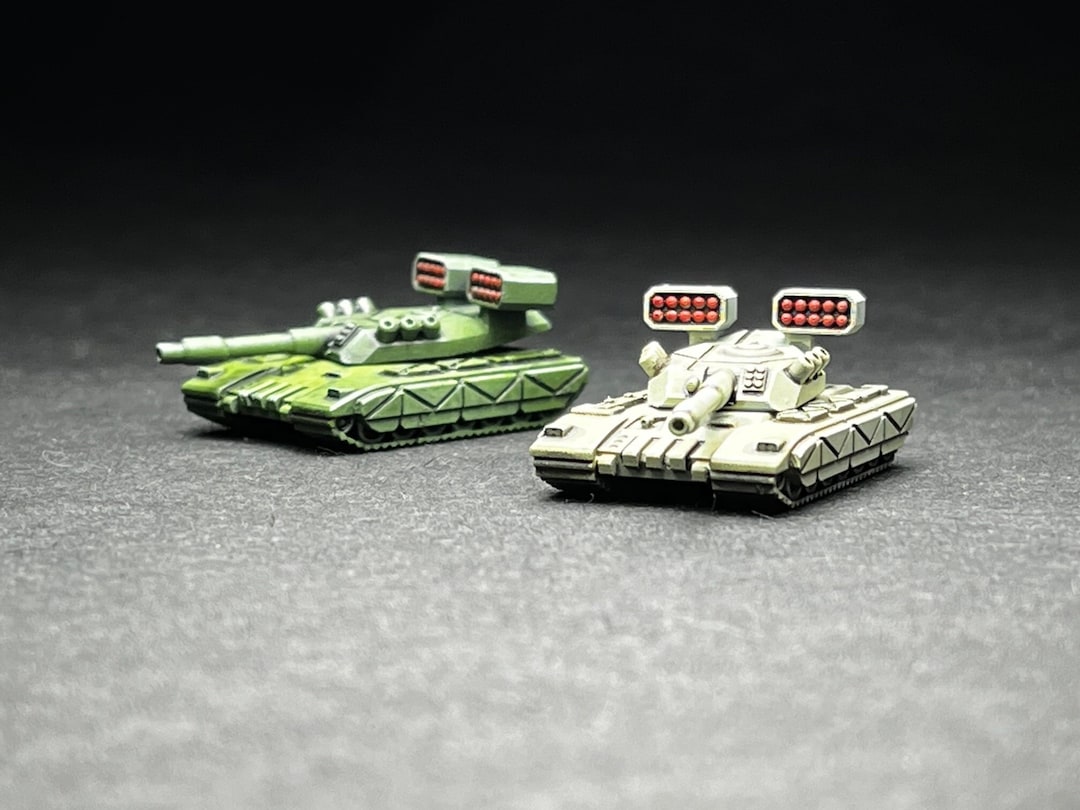 2x Duga Light Tank With Missile Racks- UNPAINTED, This is NOT a Toy! - Etsy