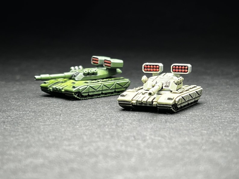 2x Duga Light Tank With Missile Racks - Etsy