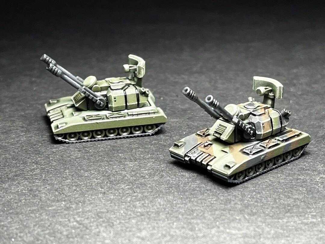 2x Duga Light Tank With Twin Ac/anti-air/ciws- UNPAINTED, This is Not a ...