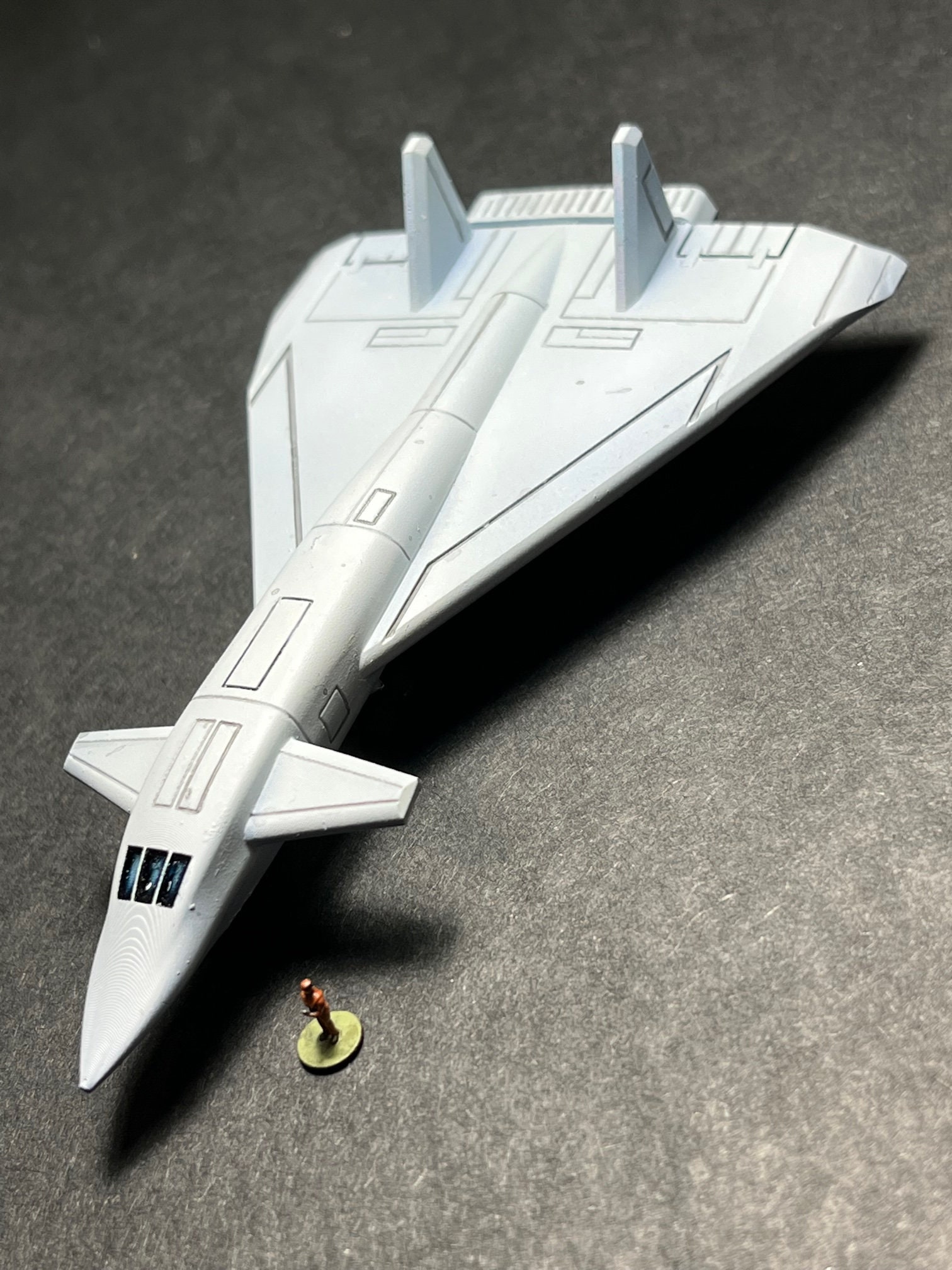 6-9mm Scale Extra Large Model Hypersonic Bomber HSB-1 Model (70mm X ...