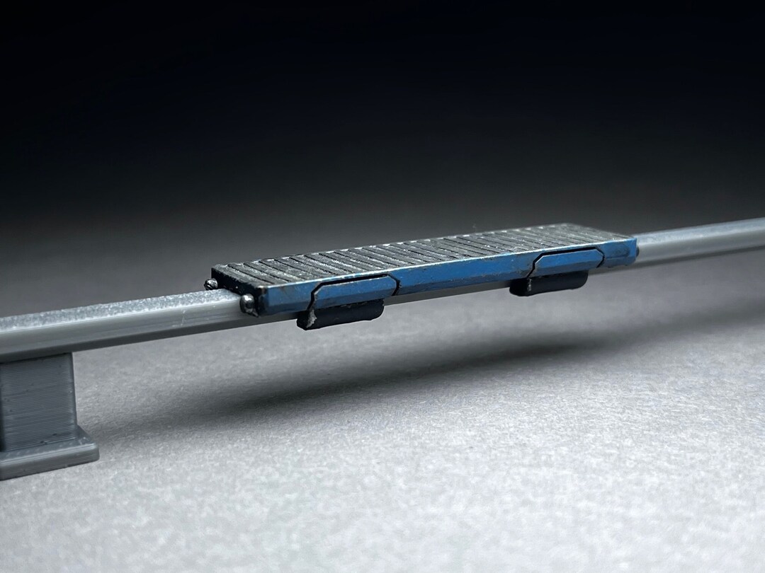 6-9mm Scale Monorail Flatbed Car UNPAINTED, Not a Toy! - Etsy