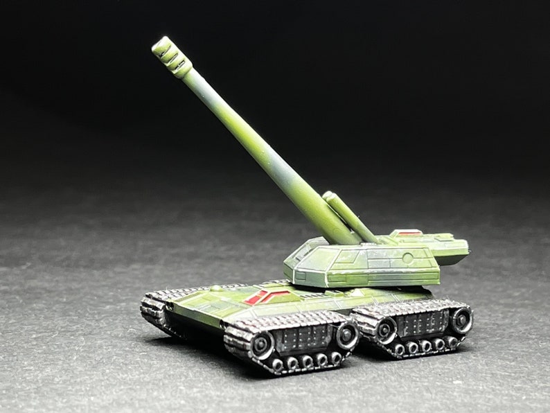 6-9mm Scale Heavy Support Tank - Artillery "alamo", Direct Fire 'duke ...