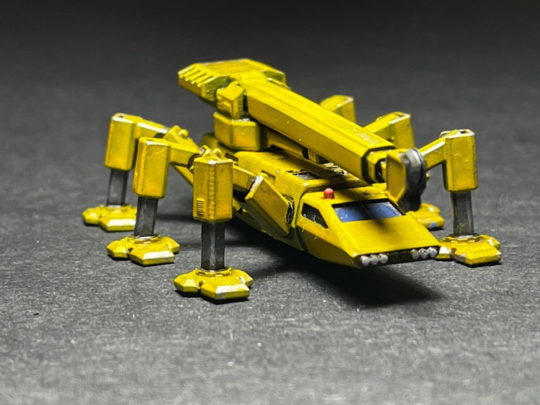 6-9mm Scale All-terrain Heavy Crane Walker, Large Model, UNPAINTED, Not ...