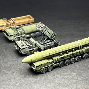 6-9mm Scale ICBM TEL Truck: 16x16 Heavy Tactical Transporter, UNPAINTED ...