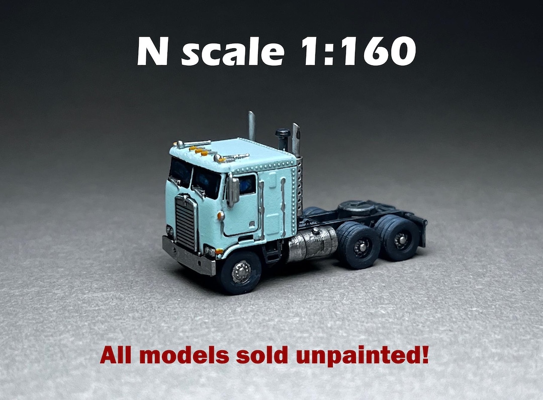 N Scale (1:160) American K100 Sleeper Cab - Truck Only - UNPAINTED ...