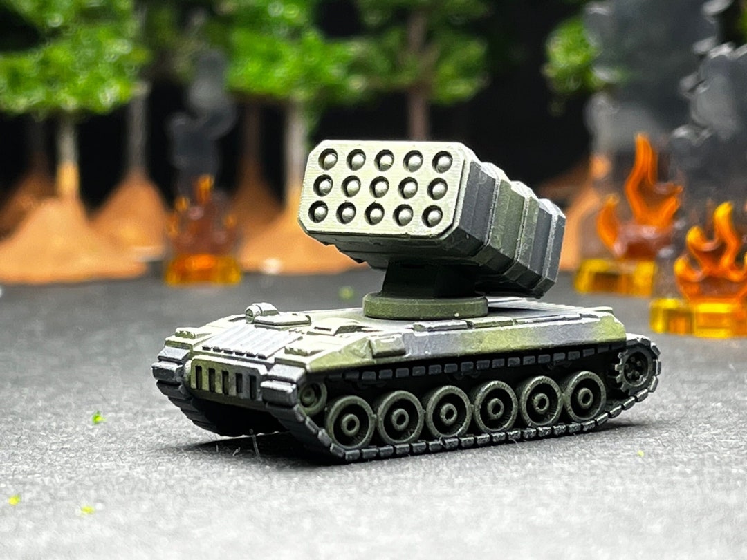 6-9mm Scale Oluja Heavy MLRS Tank: UNPAINTED, Not a Toy! - Etsy