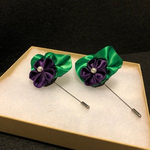 African Violet Lapel Pin - Etsy