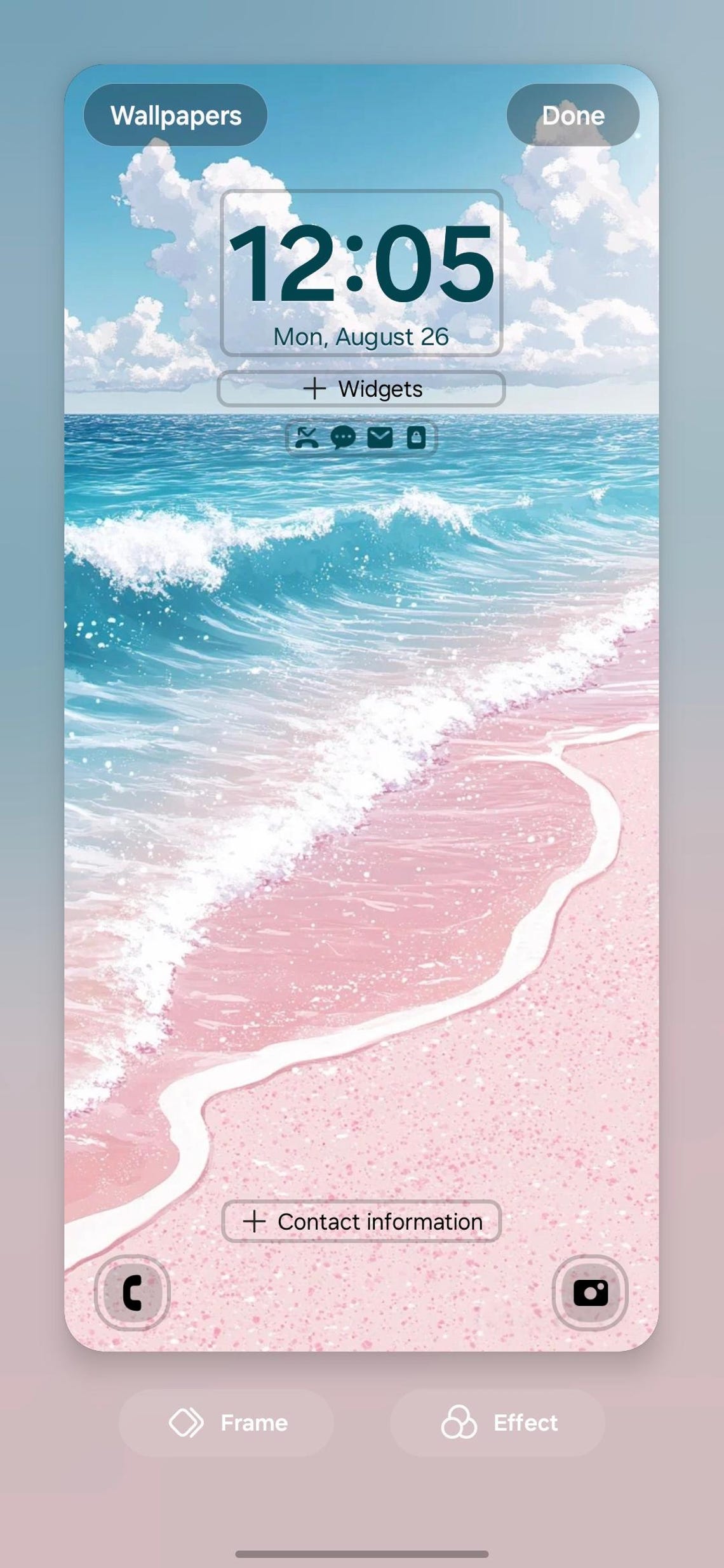 Lockscreen Wallpaper/phone Wallpaper/wave Wallpaper/ iPhone Bundle ...