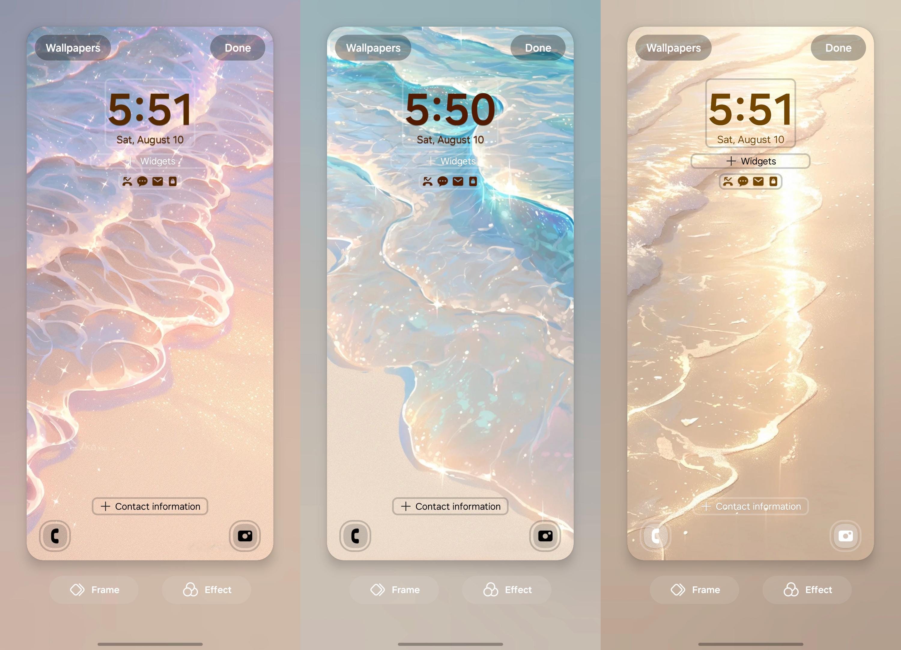 Lockscreen Wallpaper | Phone Wallpaper |dreamy Cozy Wave Wallpaper ...