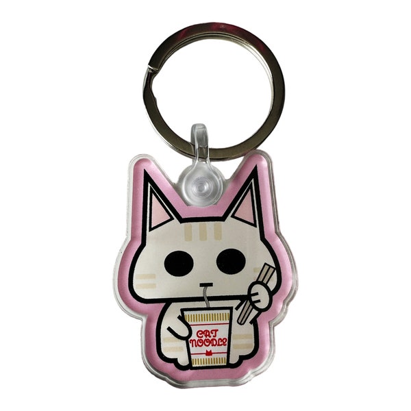 Noodle Keychain - Etsy