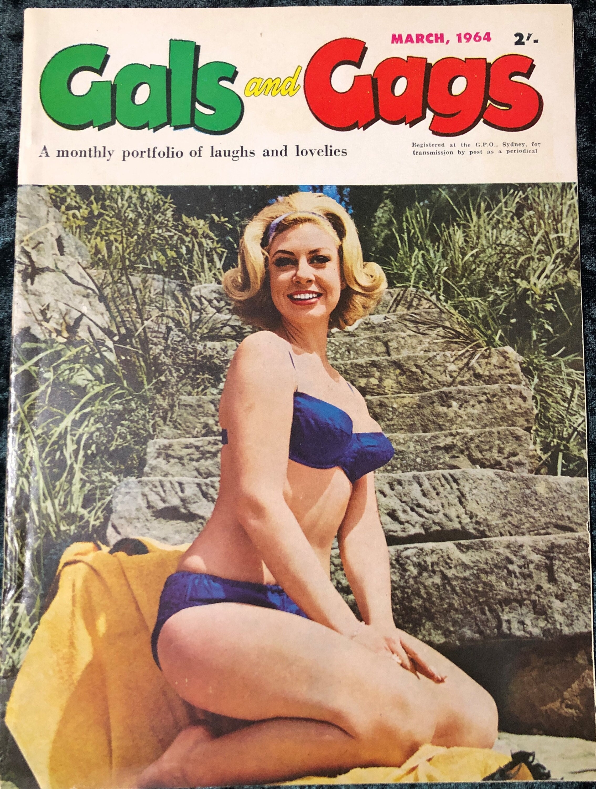 Vintage Gals and Gags Magazine March 1964 - Etsy