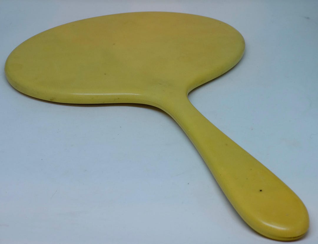 C 1920s Large Art Deco Hand Mirror - Etsy