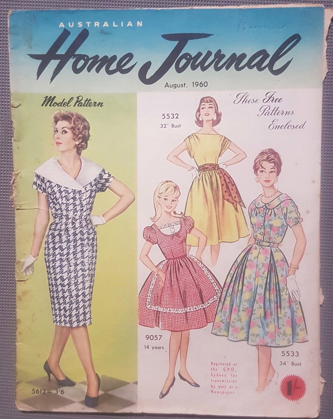 Australian Home Journal August 1960 - Etsy