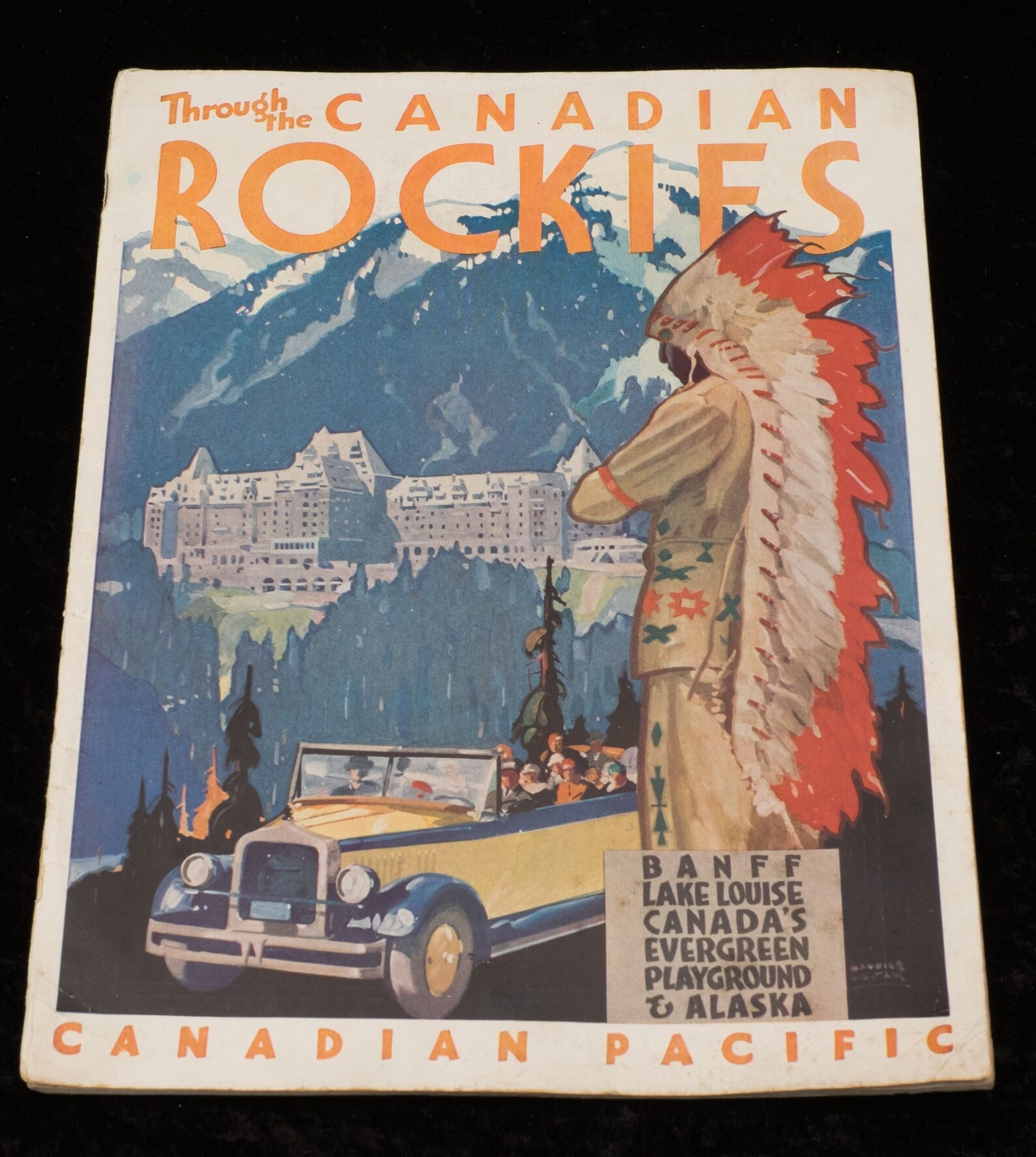 Canadian Pacific Travel Brochure- "through the Canadian Rockies." - Etsy
