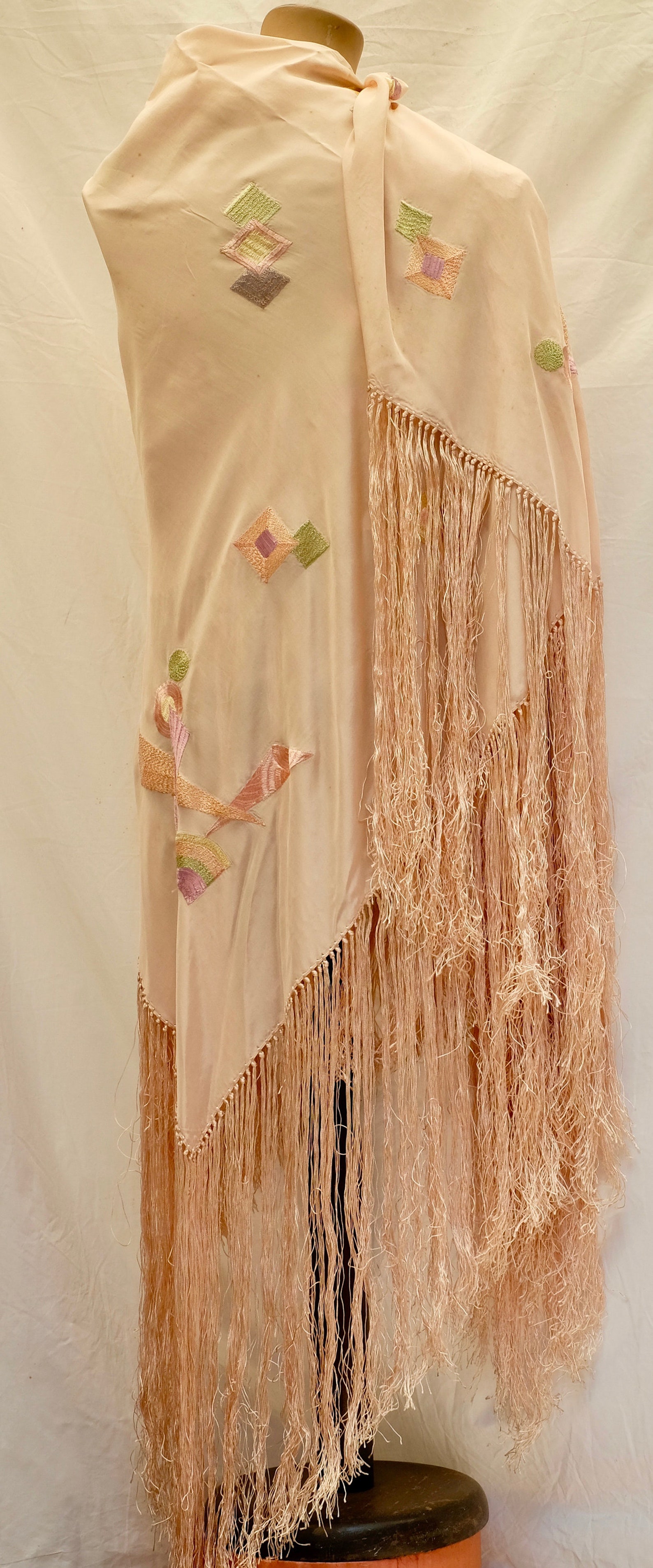 C1920's Art Deco Piano Shawl - Etsy