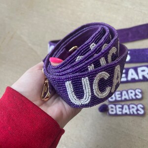 Bears University of Central Arkansas Beaded Purse Strap, Conway AR ...
