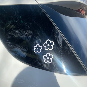 Retro Flower Car Glass Decal Sticker Car Decal Trendy CAE - Etsy