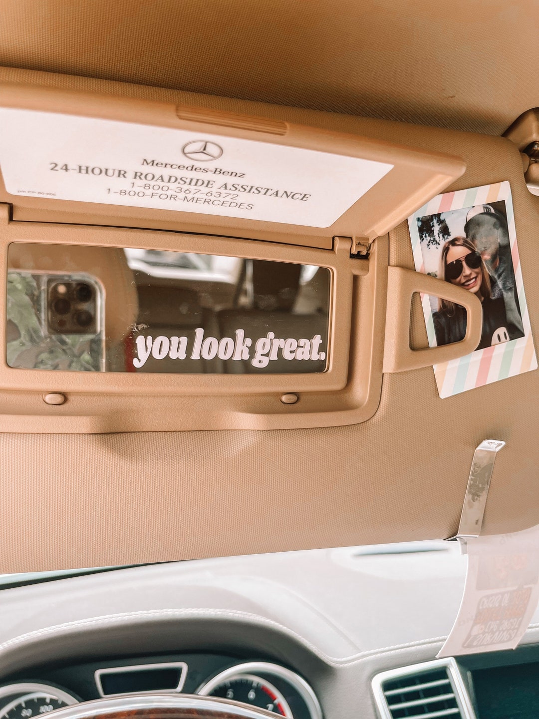 You Look Great Car Mirror Decal, Sticker, Car Decal, You Look Good ...