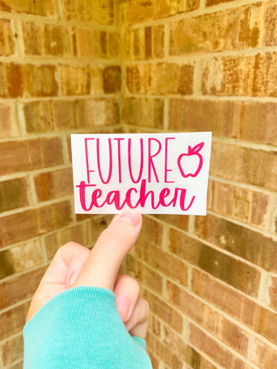 Future Teacher Decal Teacher Decal Pencil Decal Custom Teacher Decal ...