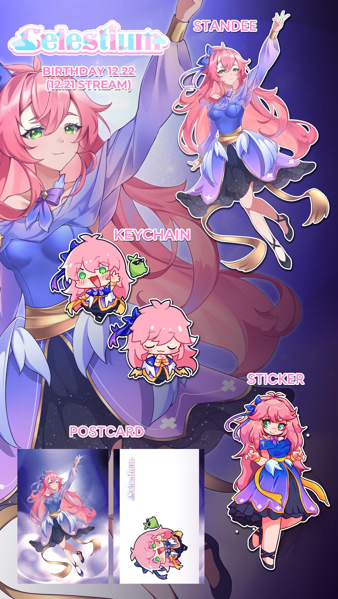 Indie Vtuber Celestium Birthday Celebration 2024 *BUNDLE* - Etsy