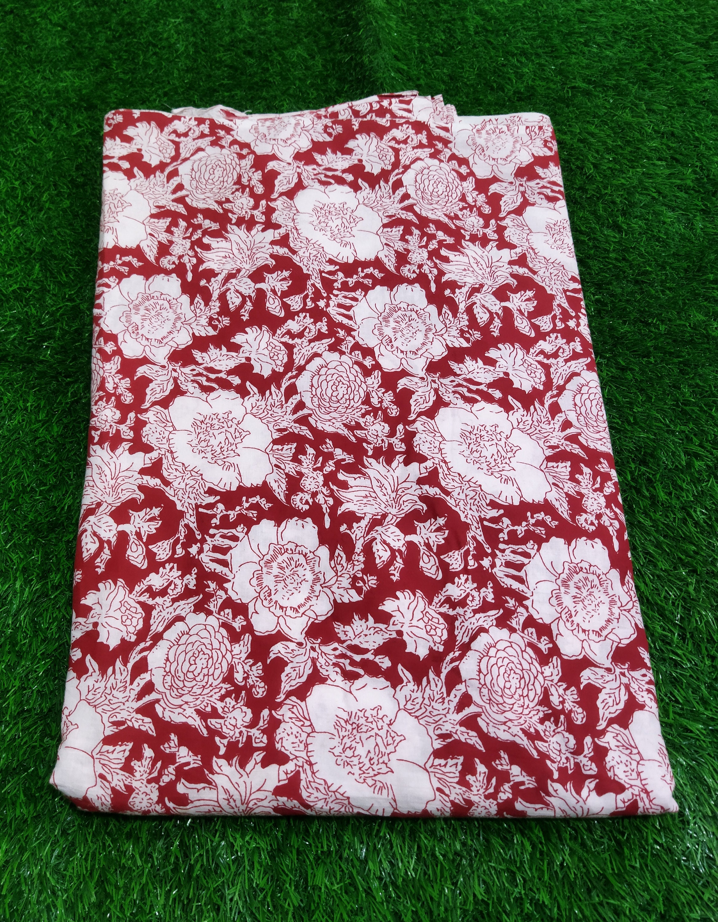 Uk Flower Jaal Hand block printed cotton fabric Jaal print | Etsy