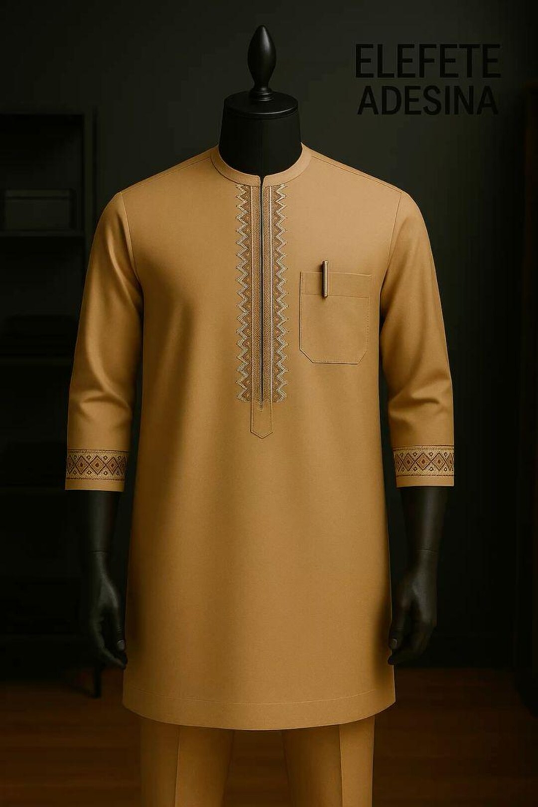 Matching Wedding Outfits Traditional Aso Oke Ofi Wears White and Gold ...
