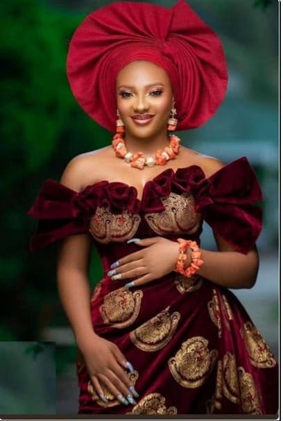Igbo Bride Attire, African Bride Attire, Igbo Wedding Dresses, Edo ...