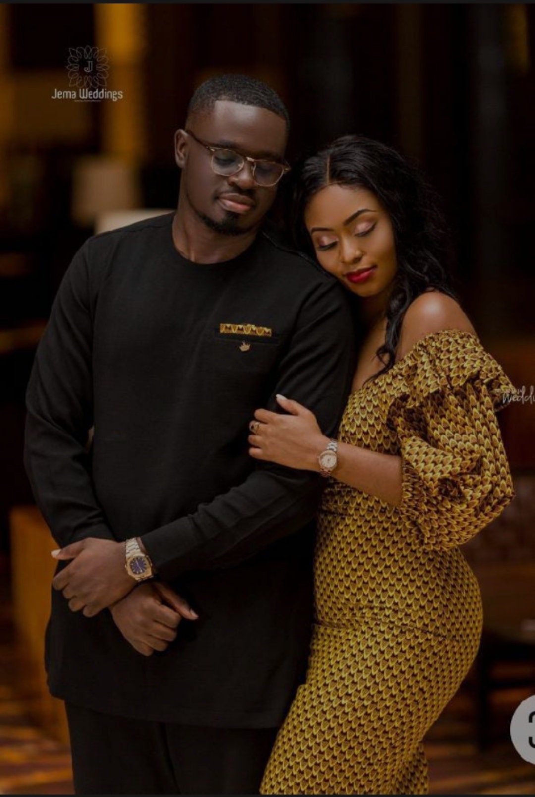 African Couples Outfit, African Couples Dashiki, African Attire ...