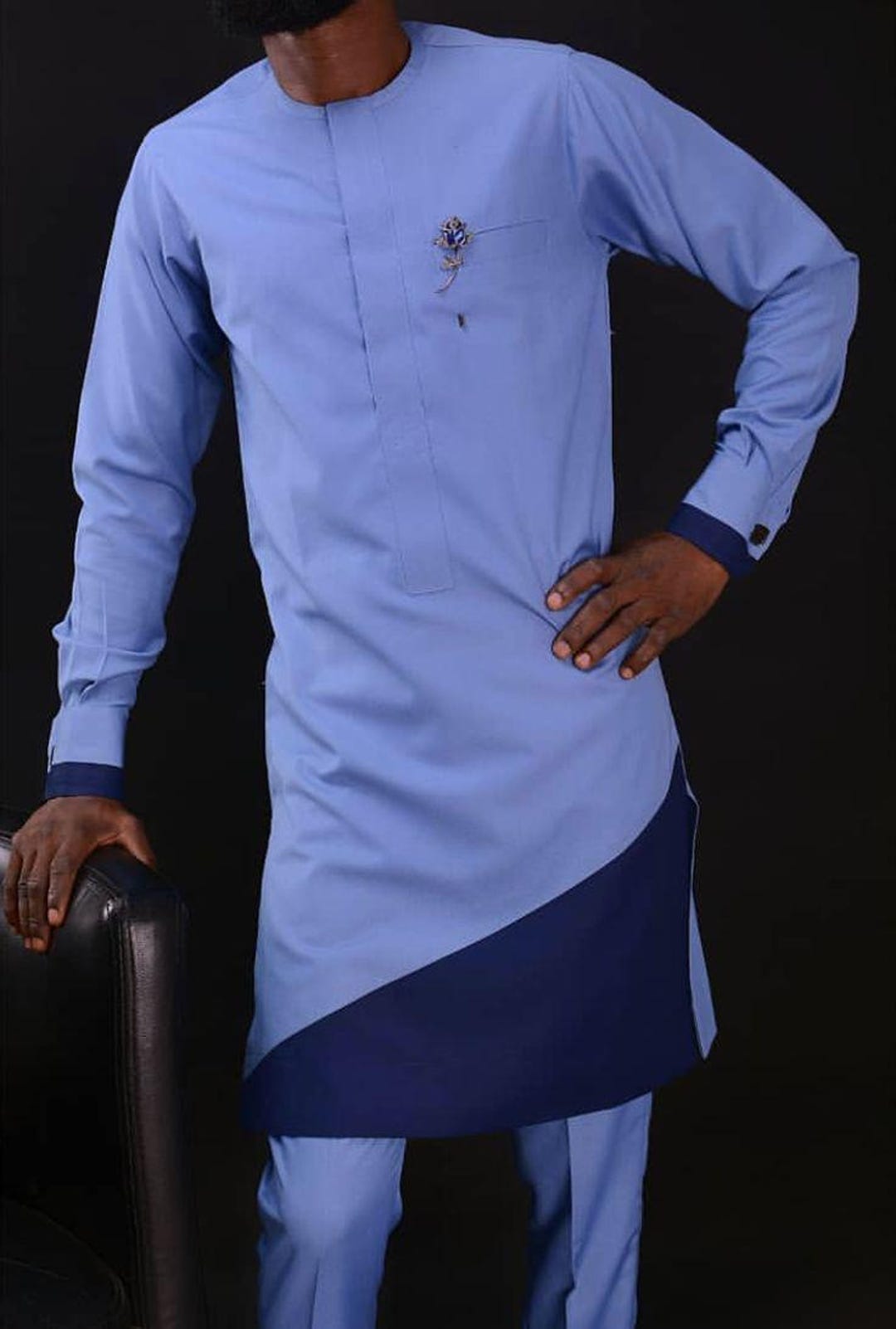African Men’s Wedding Outfit – Elegant Traditional Clothing Handmade ...