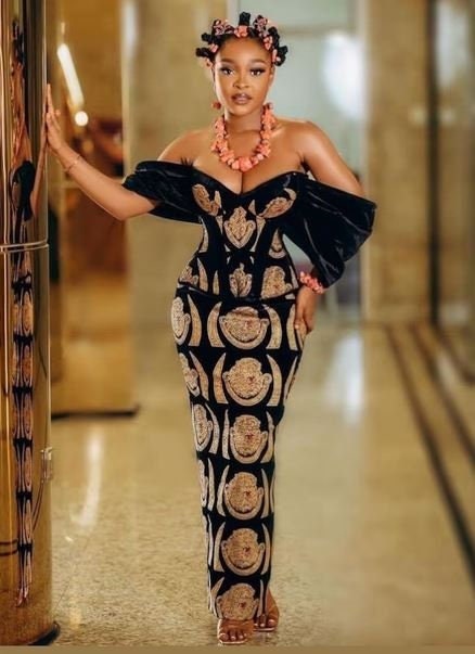 Igbo Igba Nkwu Traditional Attire, Maxi Nigerian Isiagu Wedding Long ...