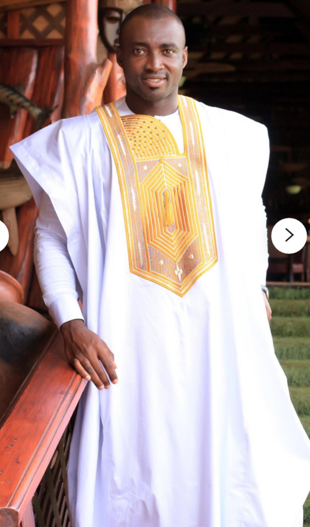 White AGBADA, AGBADA for Men, African AGBADA, African Wedding Suit ...